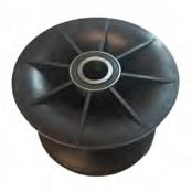 PR-1-WB - Delrin Replacement Roller w/ Two Integrated Sealed Bearings ...